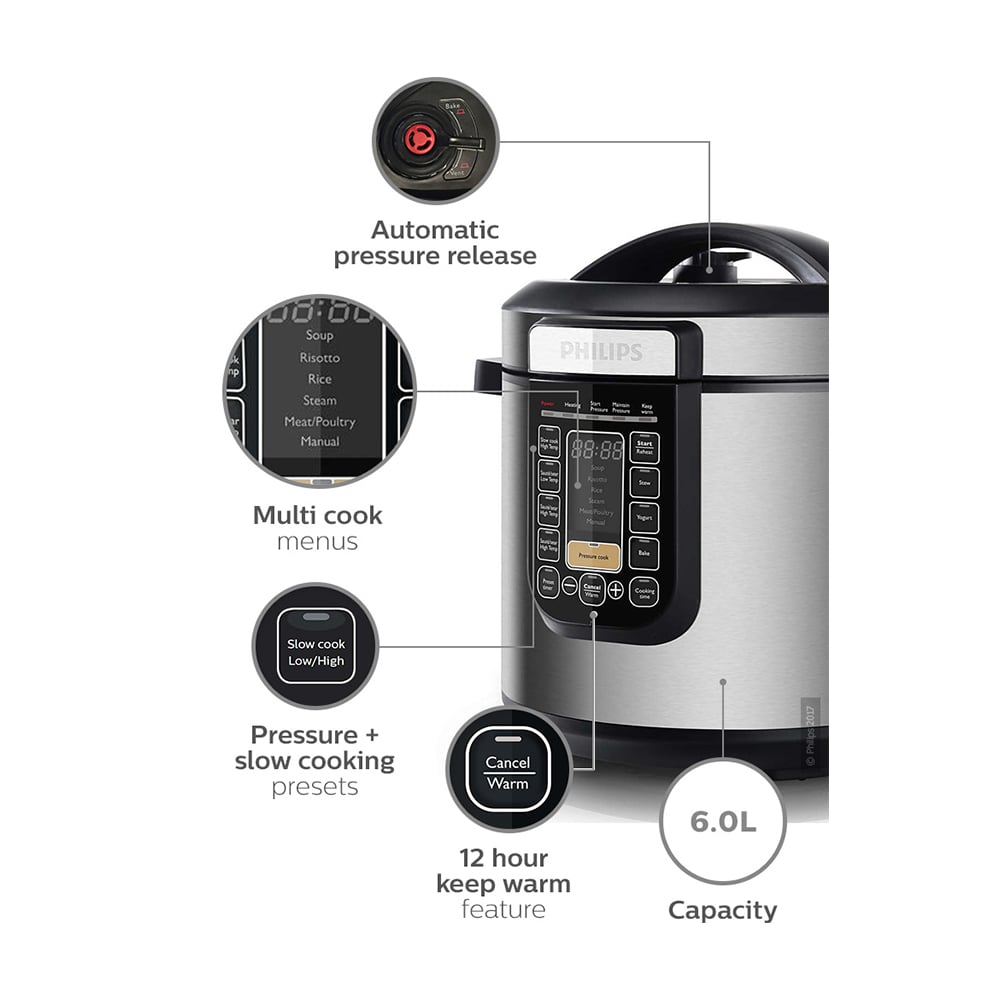 Philips All In One Pressure Cooker Hd2137 - SAET eCommerce